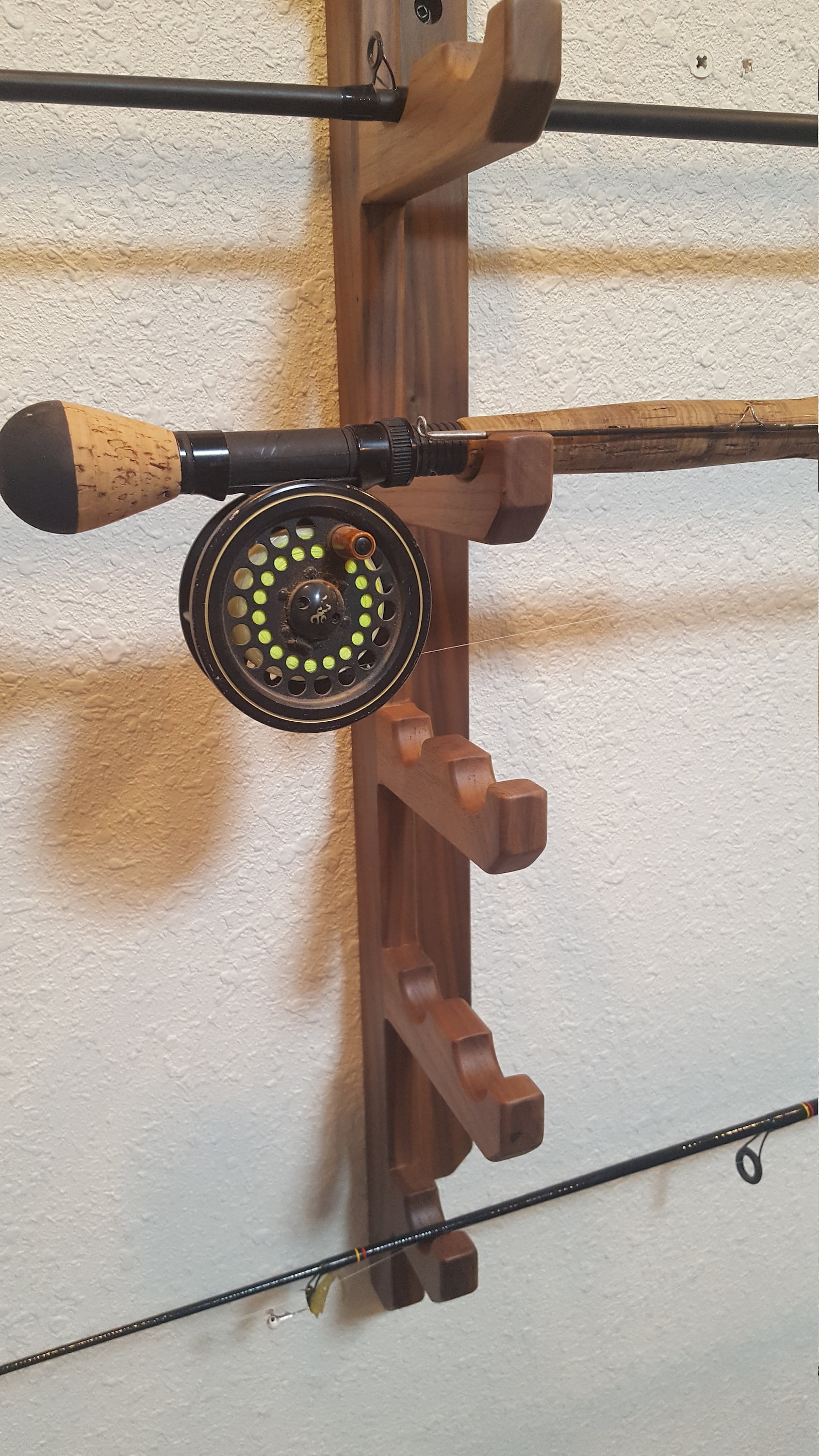 Fly Fishing Rack - Fishing Rod Holder - Fishing Rod Rack - Fishing Pole ...