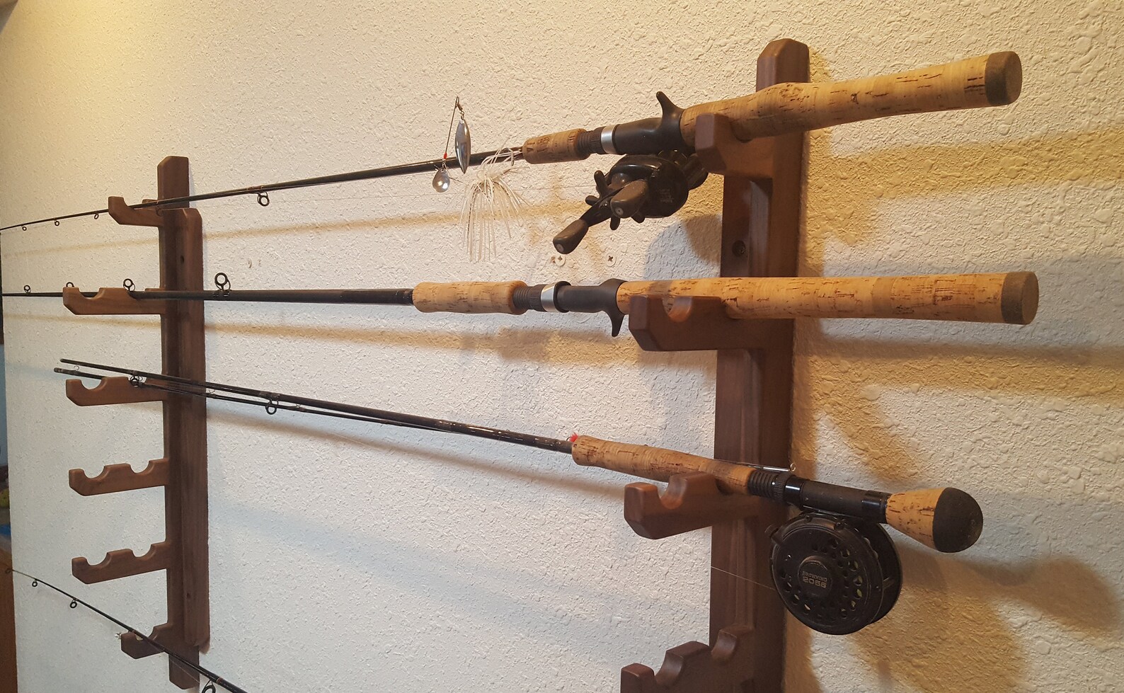 Fly Fishing Rack - Fishing Rod Holder - Fishing Rod Rack - Fishing Pole ...
