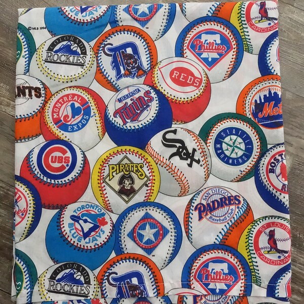 Baseball Logos Bedding - Etsy
