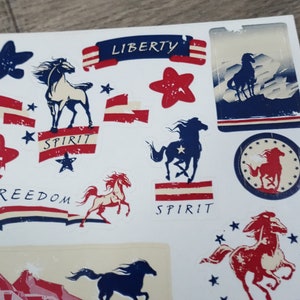 Spirit Stallion of Cimarron Horse Stickers Dreamworks Vintage Sandylion ...