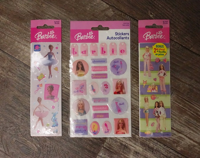 Vintage Sandylion Jumbo Barbie Sticker Sheet as Shown - Etsy Canada