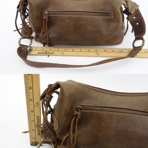 ROOTS Brown Leather Purse Vintage Tribe Leather Shoulder Bag - Etsy Canada