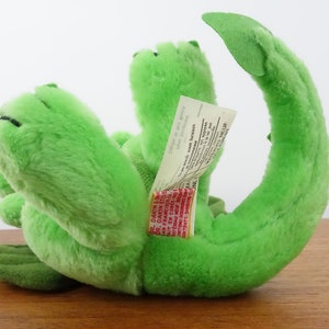 1983 Dakin Duncan Dragon Stuffed Animal Plush Toy Green Vintage 80s - Etsy