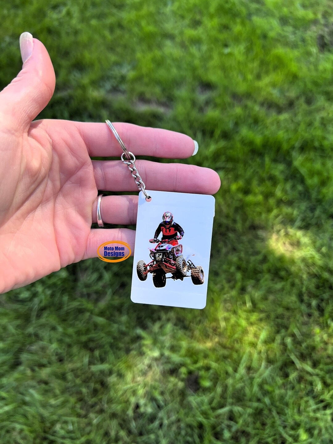 Custom Picture Keychain Christmas Gift Racing Keychain Race Mom ...