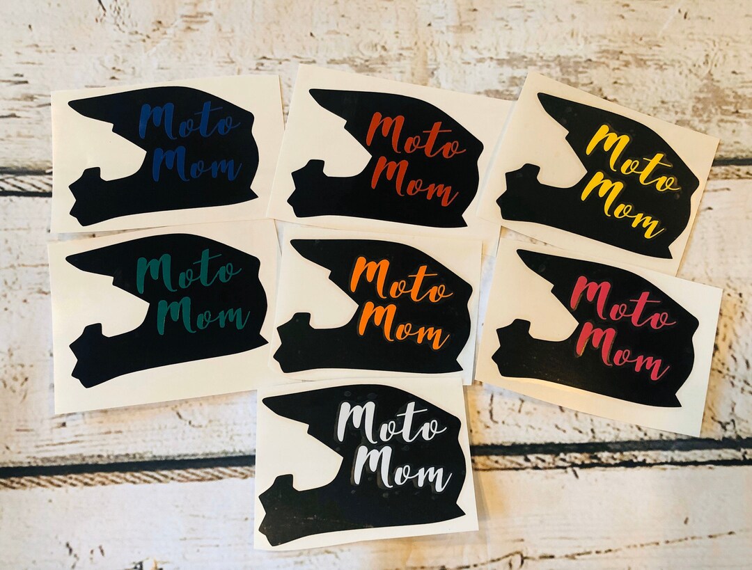 Moto Mom Decal Motocross Car Decal Mom Gift Motocross - Etsy 日本