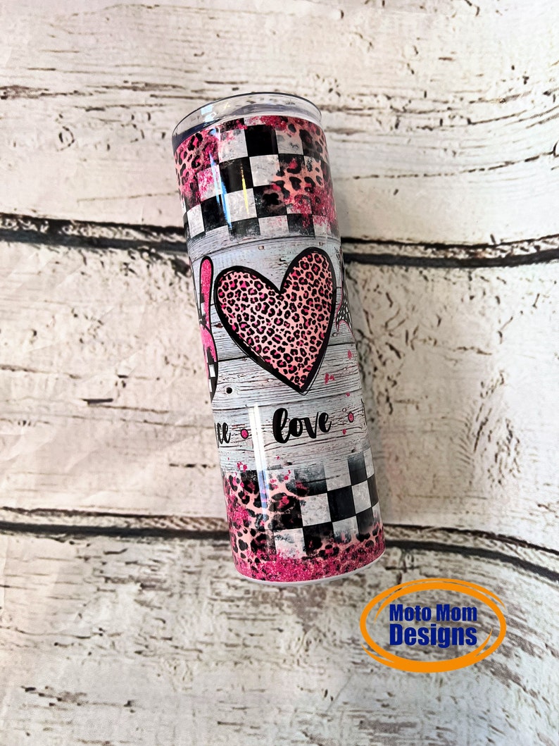 Peace Love Racing Tumbler Motocross Gift Racing Cup - Etsy