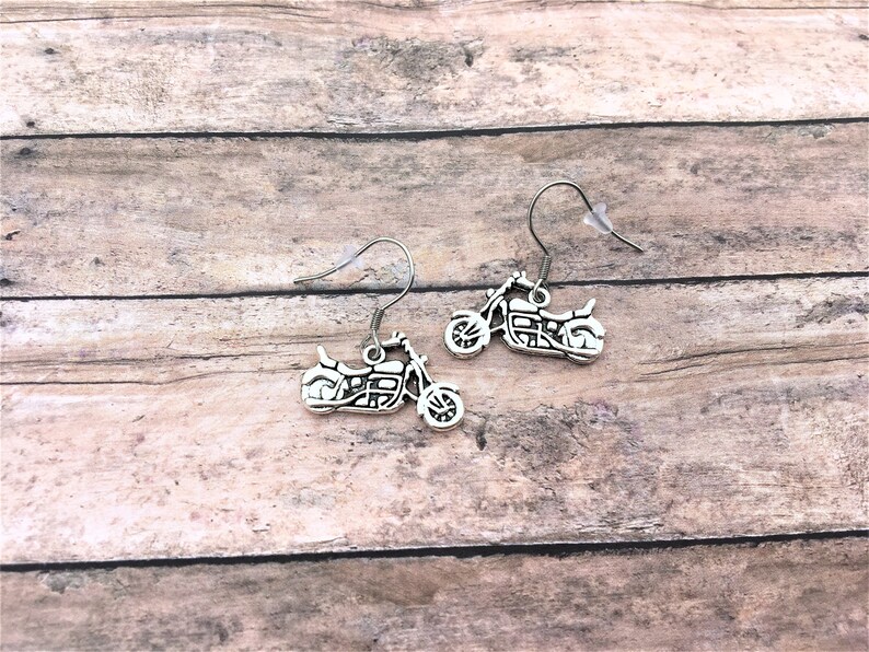 Dirt Bike Earrings Checkered Flag Earrings Motocross - Etsy