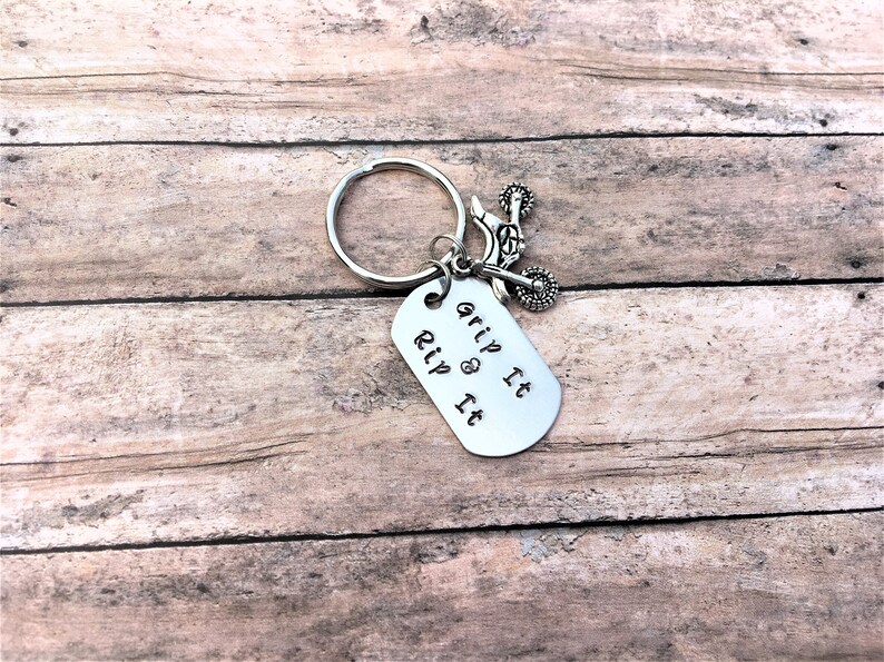 Dirt Bike Keychain Motocross Gift Gift for Him Racing | Etsy