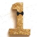 Number 1 Photo Prop-gold Number 1-numbers 8 Inches-birthday Photo Prop ...