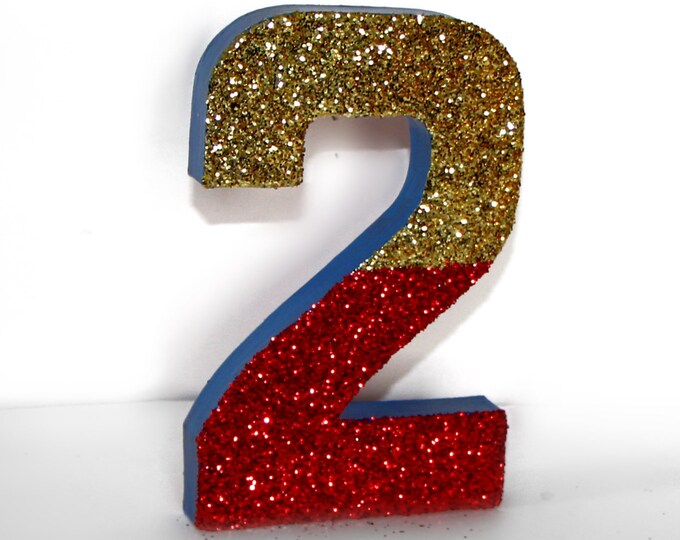 Number Decorations,glitter Number,number Table Centerpiece,number Prop ...