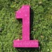 Pink Number Prop-number 1 Cake Smash-numbers 8 Inches-pink Birthday ...