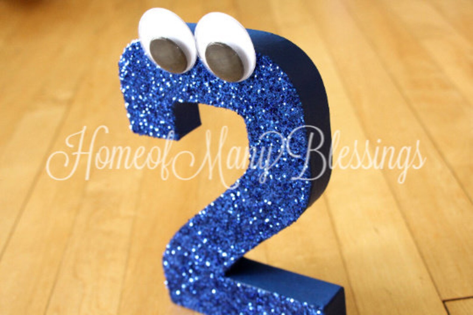 Numbers Photo Prop-blue Number 2-numbers 8 Inches-birthday Photo Prop ...