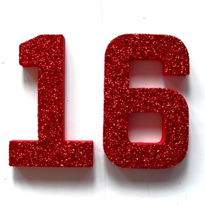Sweet 16 Birthday Prop8 Inch Sweet 16 Number Propsweet 16 - Etsy