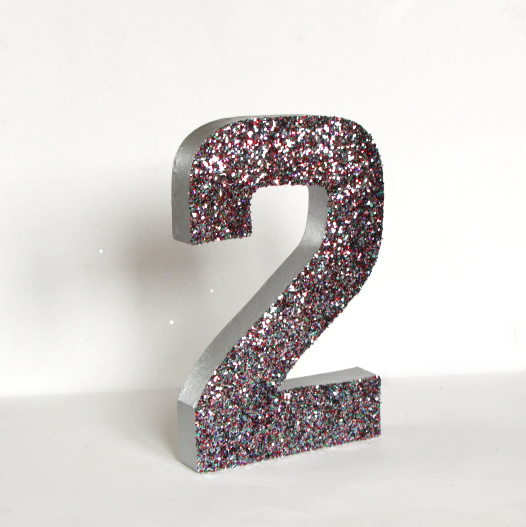Confetti Numbers-glitter Number 2-numbers 16 Inches-confetti Birthday ...