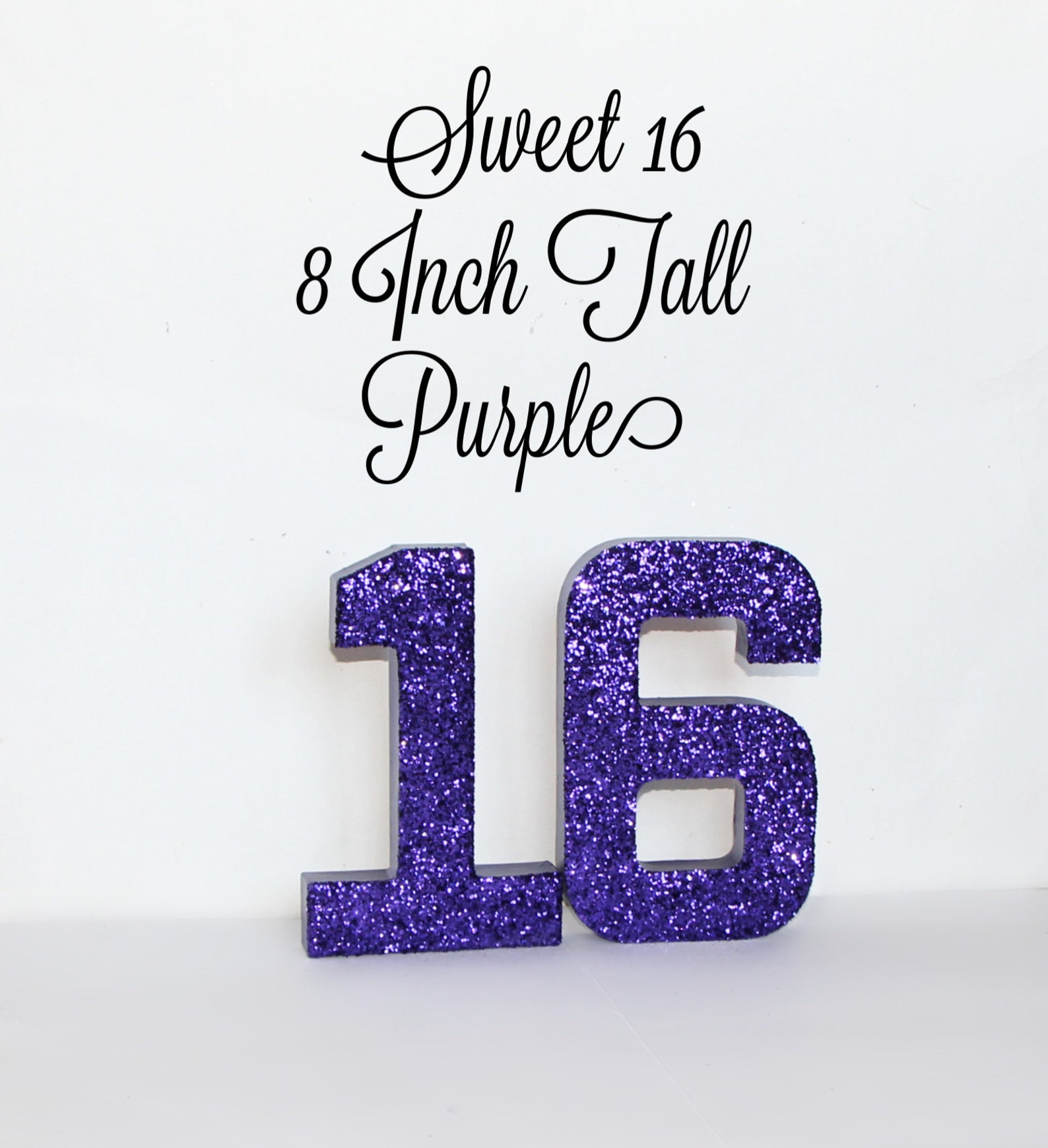Sweet 16 Birthday Prop8 Inch Sweet 16 Number Propsweet 16 - Etsy