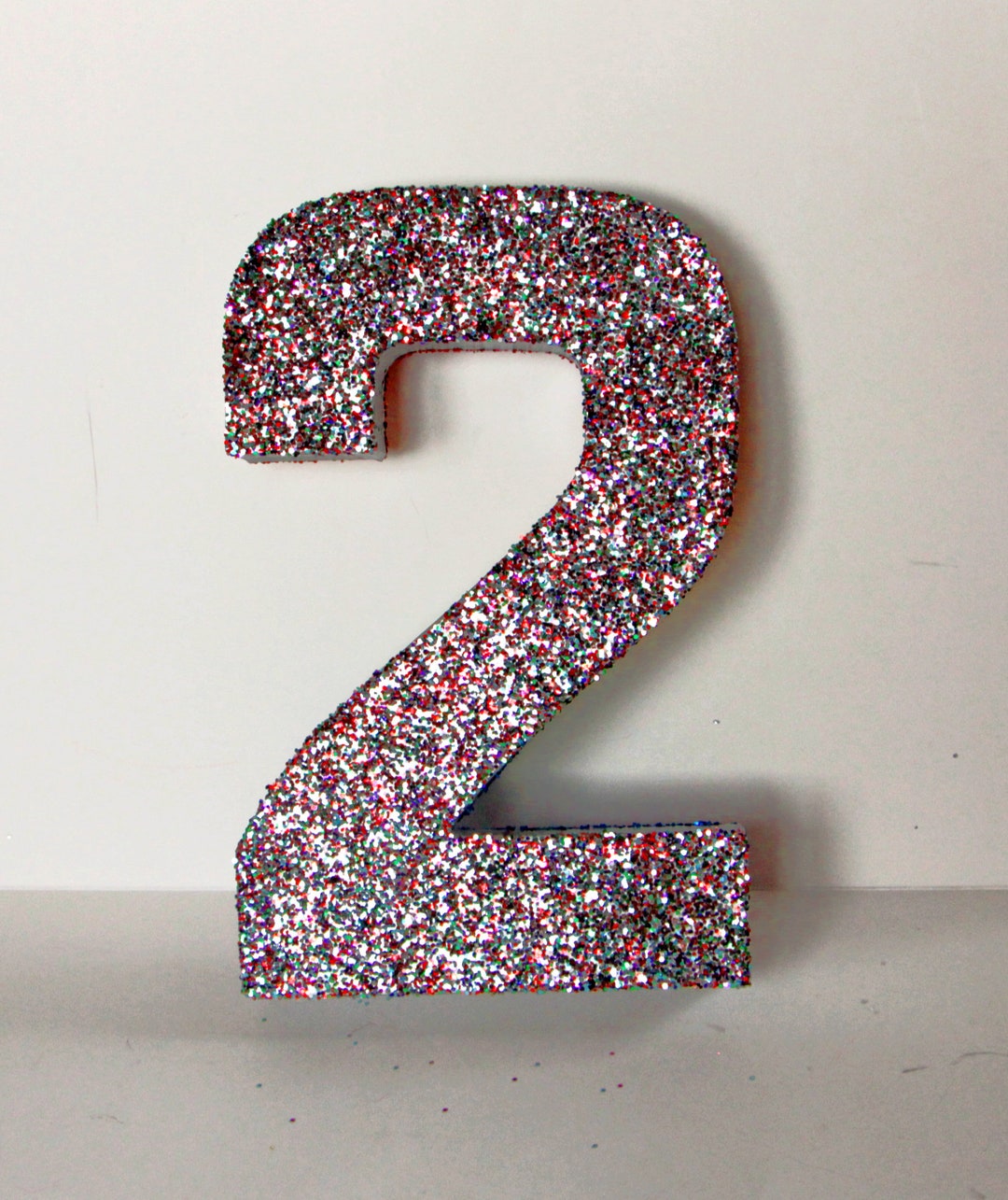 Confetti Numbers-glitter Number 2-numbers 16 Inches-confetti Birthday ...