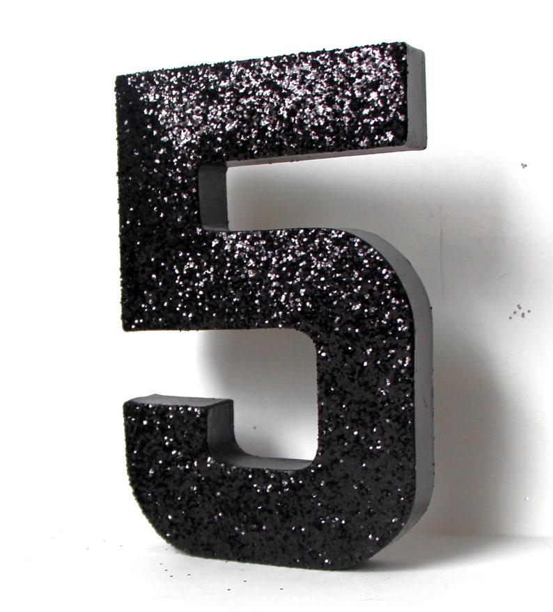 8 Inch Numbers Photo Prop-gold Glitter Number 8-numbers 8 Inches ...