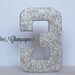 Silver Number 3-numbers 8 Inches-birthday Photo Prop Decoration-silver ...