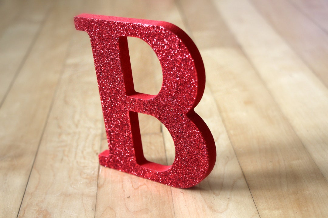 8 Inch Letters Photo Prop,glitter Letter-decorative 8 in Letter-photo ...