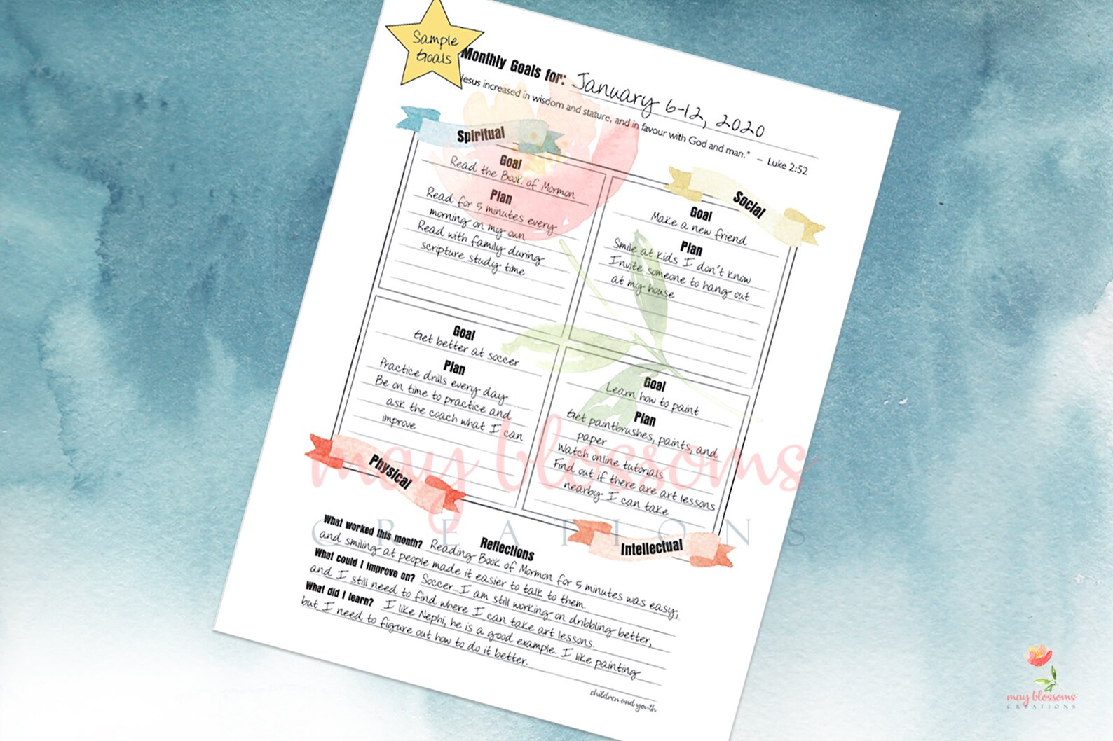 Printable LDS Children And Youth Program Goal Journal Etsy printable-lds-children-and-youth-program-goal-journal-etsy