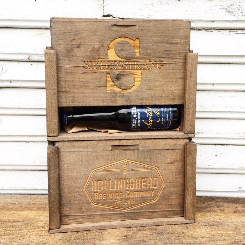 Men's Personalized Craft Beer Storage Box - Etsy