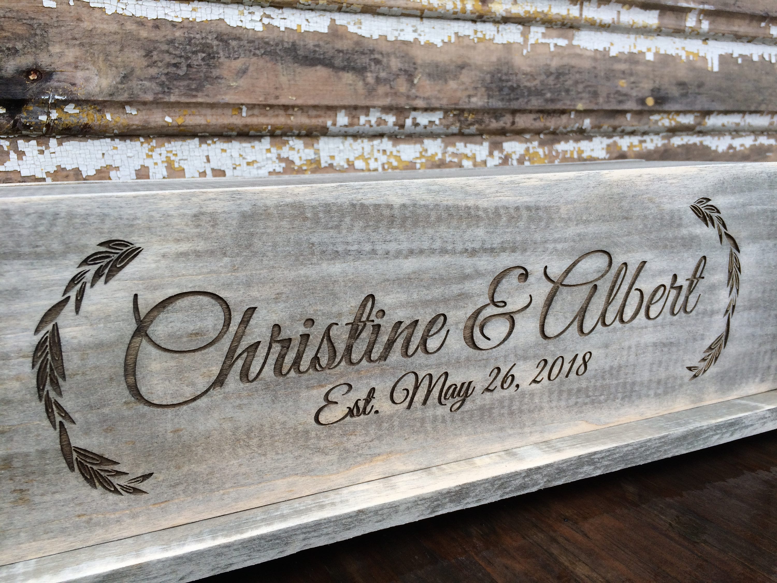 Personalized Wine Ceremony Time Capsule Rustic Wood Wine Box | Etsy