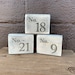 Reclaimed Wood Rustic Wedding Table Numbers - Etsy