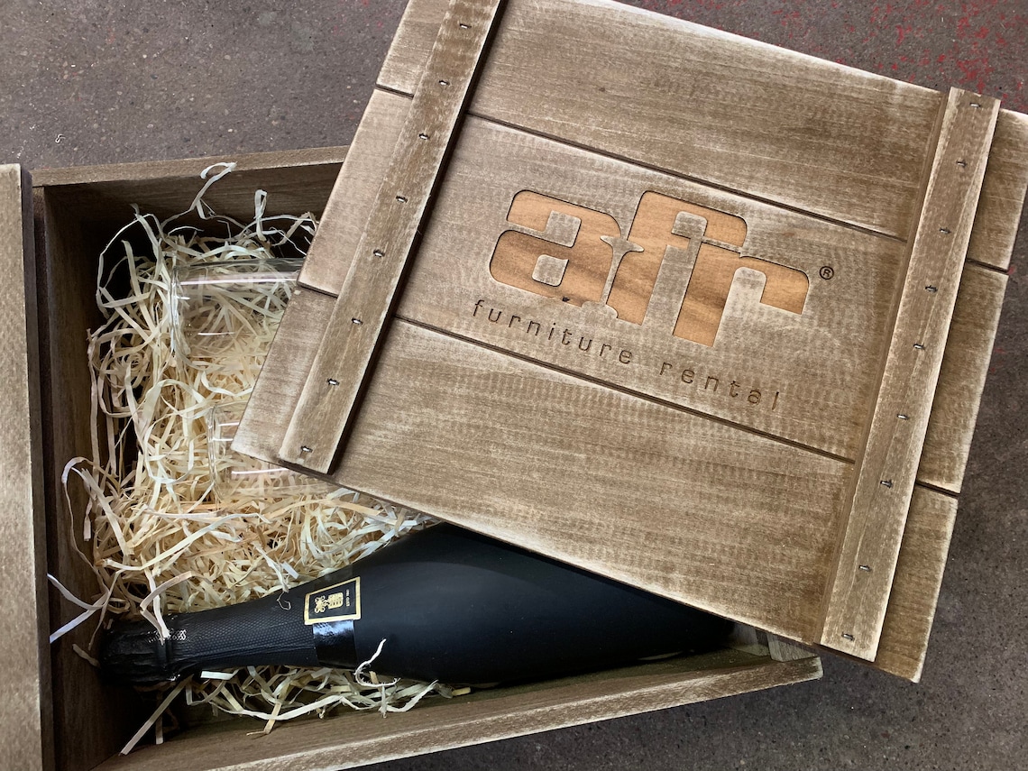 Personalized Magnum Wine or Champagne Box for 3 bottles or | Etsy