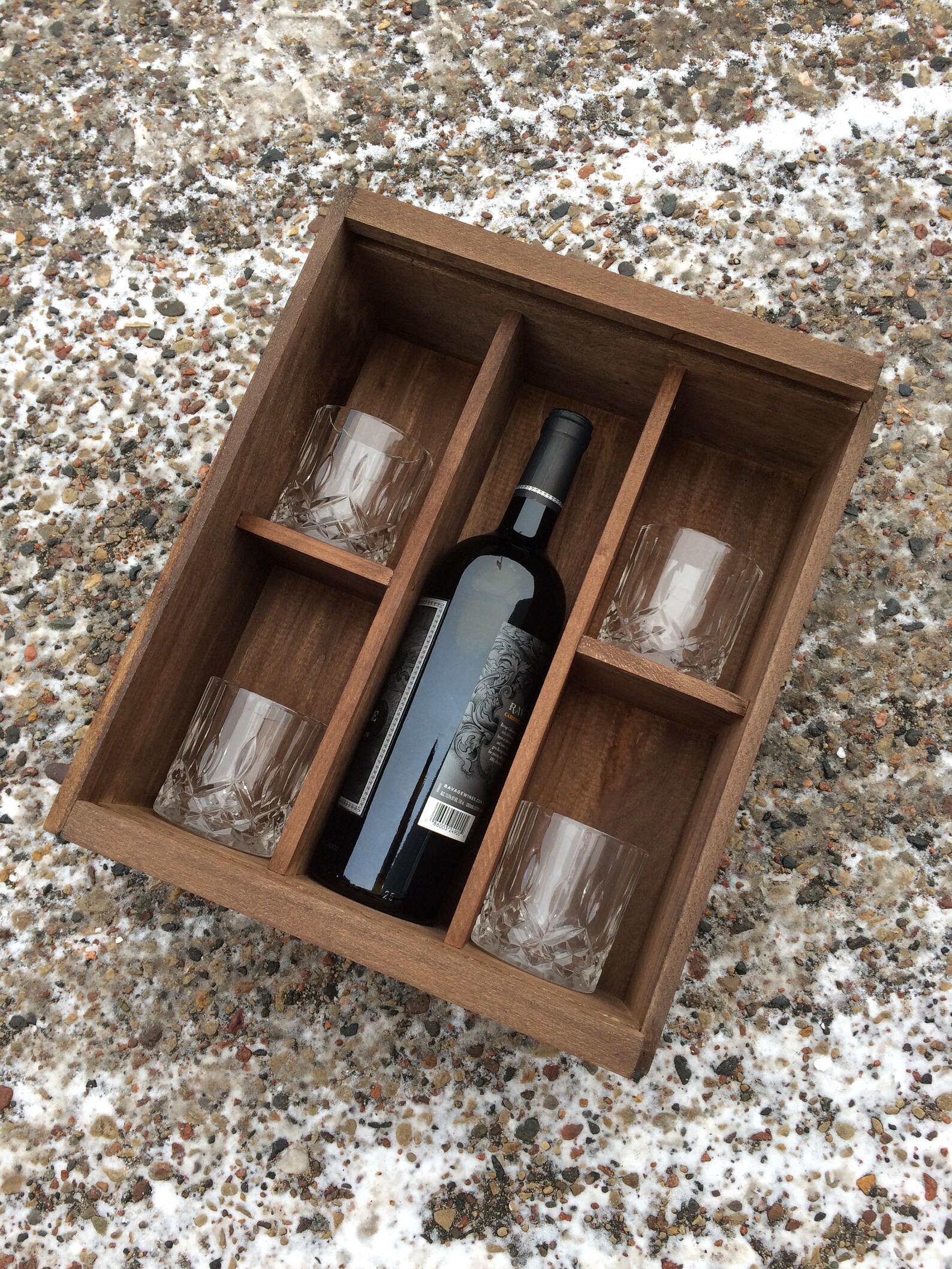 Personalized Wooden Whiskey and Wine Decanter Gift Box - Etsy