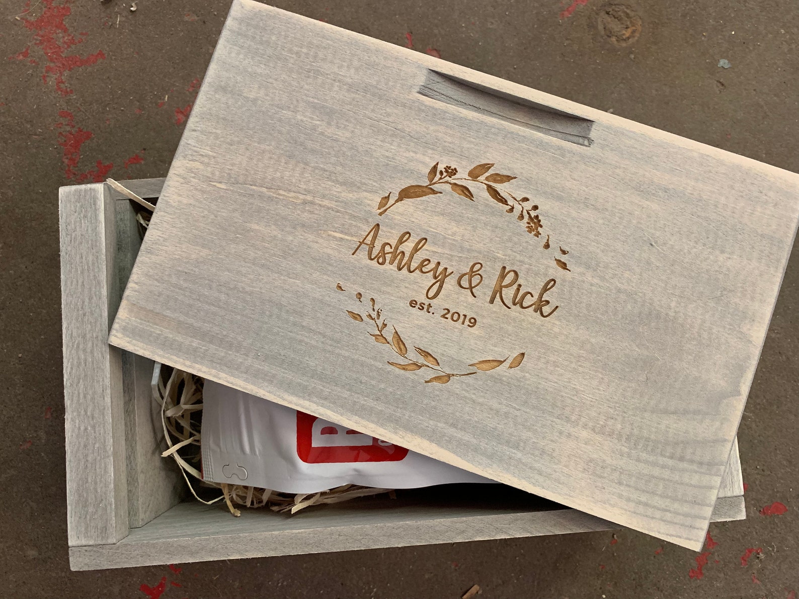 Personalized Polaroid Photo Storage Box | Etsy