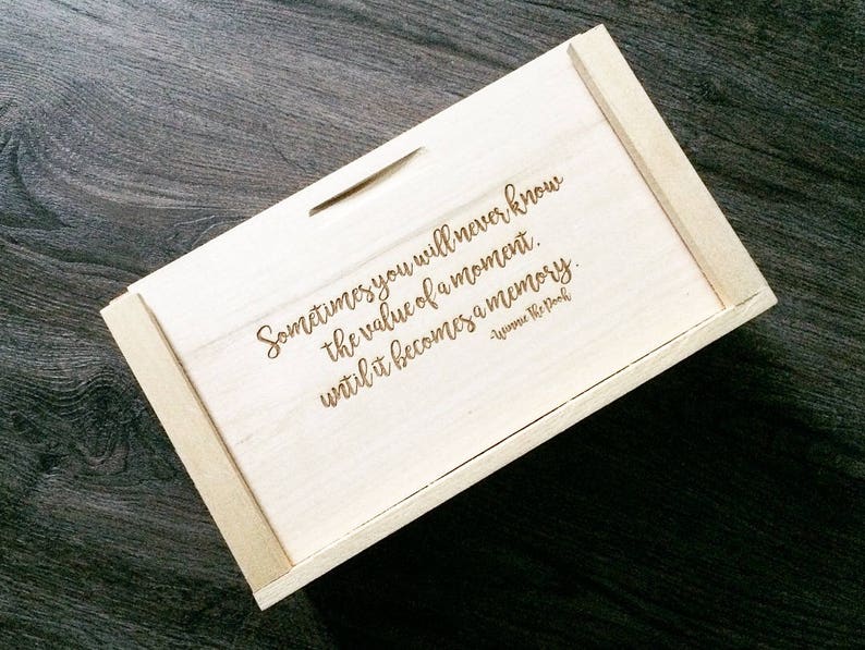 RUSH Personalized New Baby Memories Box - Etsy