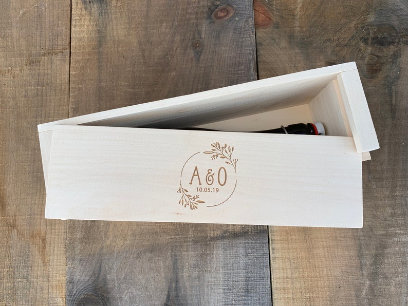 Wine Box Wedding Unity Ceremony Love Letter Box | Etsy