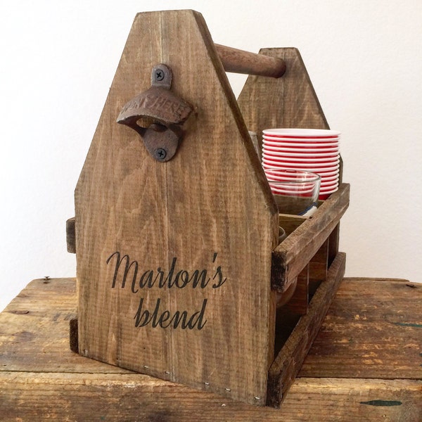 Wood Condiment Caddy - Etsy