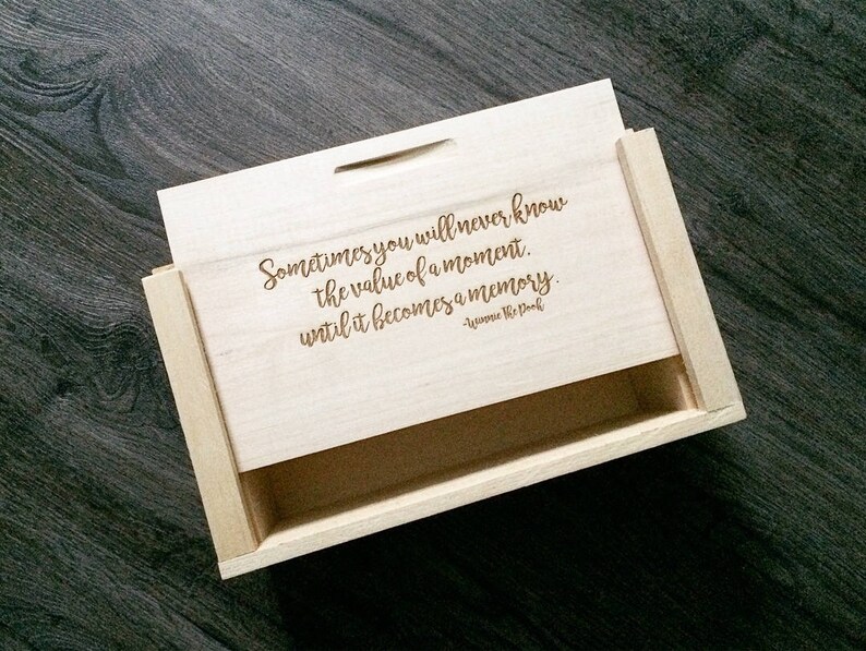 RUSH Personalized New Baby Memories Box | Etsy