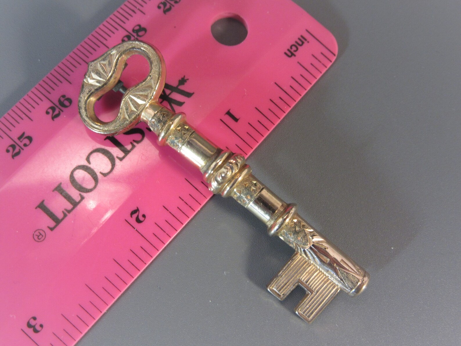 Antique Victorian Key Brooch Estate Jewelry - Etsy