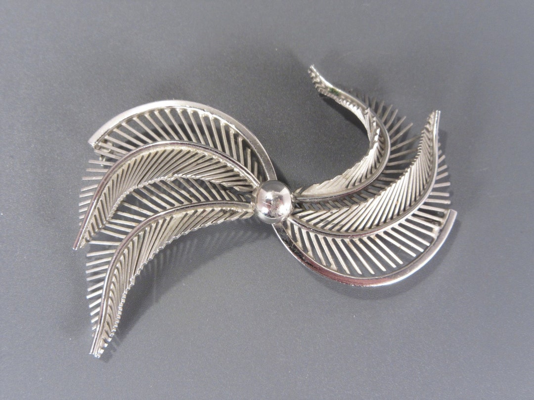 Vintage Sterling Brooch Vintage Pinwheel Swirl - Etsy