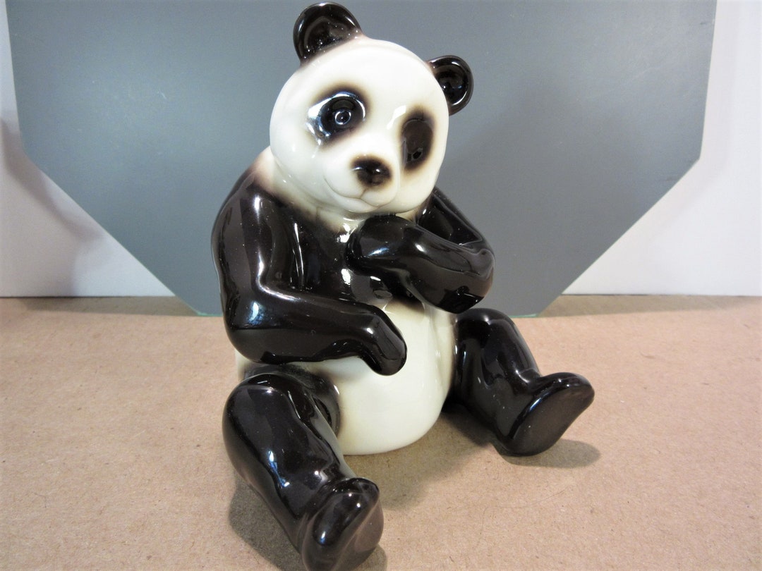 Vintage Franz Porcelain Panda Bear Figurine, 4 Inch - Etsy
