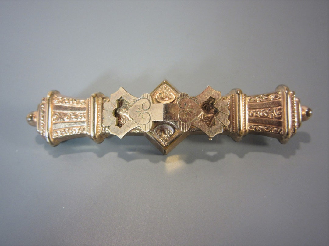 Ornate Antique Victorian Brooch Bar Pin, Estate Jewelry - Etsy