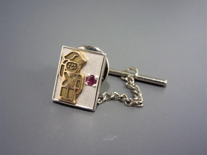 Vintage Service Award Tie Tack 1/10 10k Ruby - Etsy