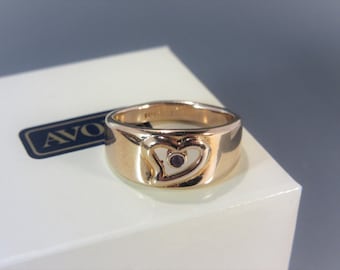 Avon Heart Ring | Etsy