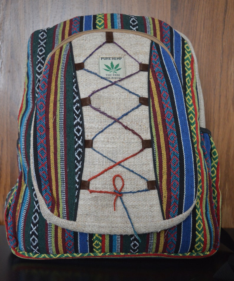 Himalayan 100% Hemp Bag Hemp Backpack | Etsy