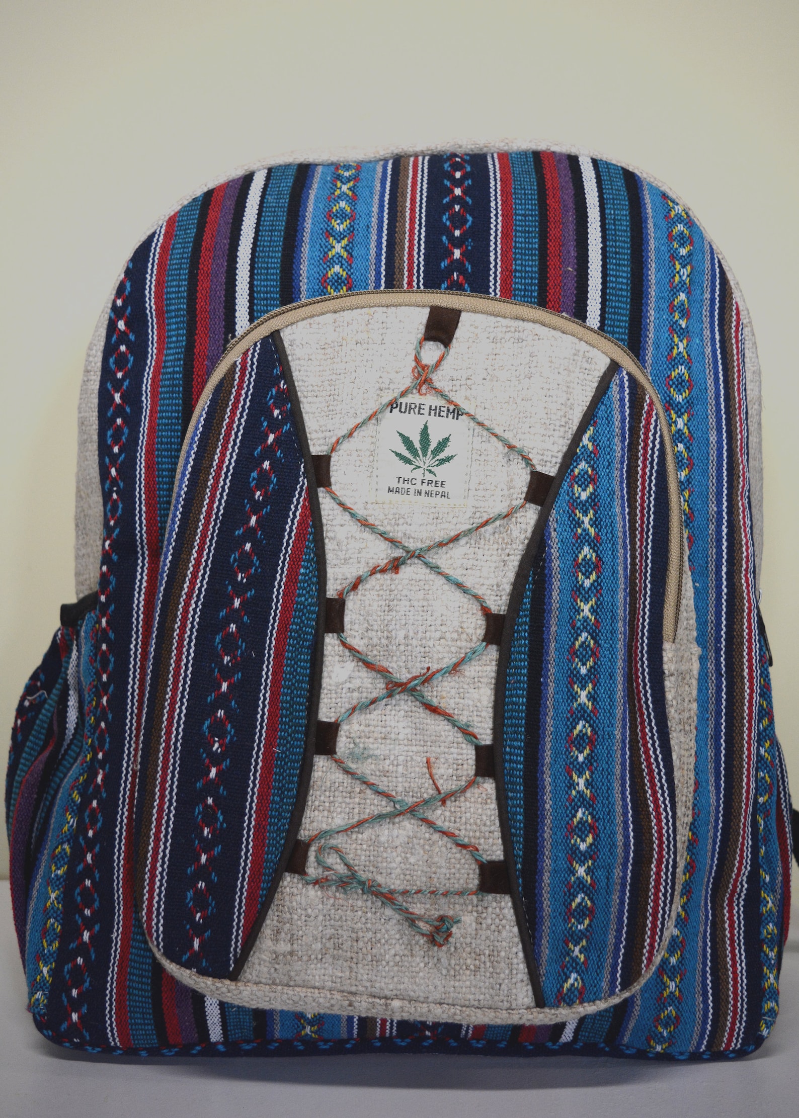 Himalayan 100% Hemp Bag Hemp Backpack - Etsy Hong Kong