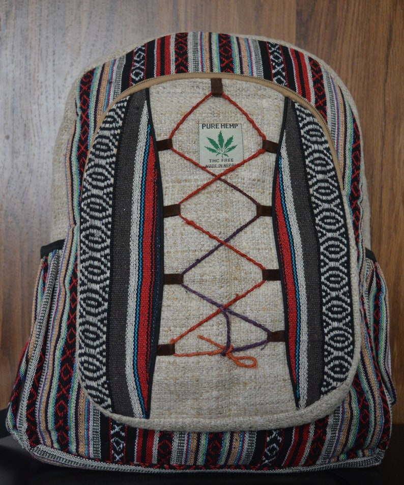 Himalayan 100% Hemp Bag Hemp Backpack | Etsy