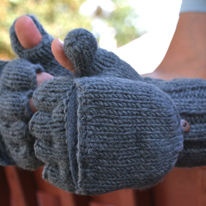 Mens Mittens Convertible - Etsy