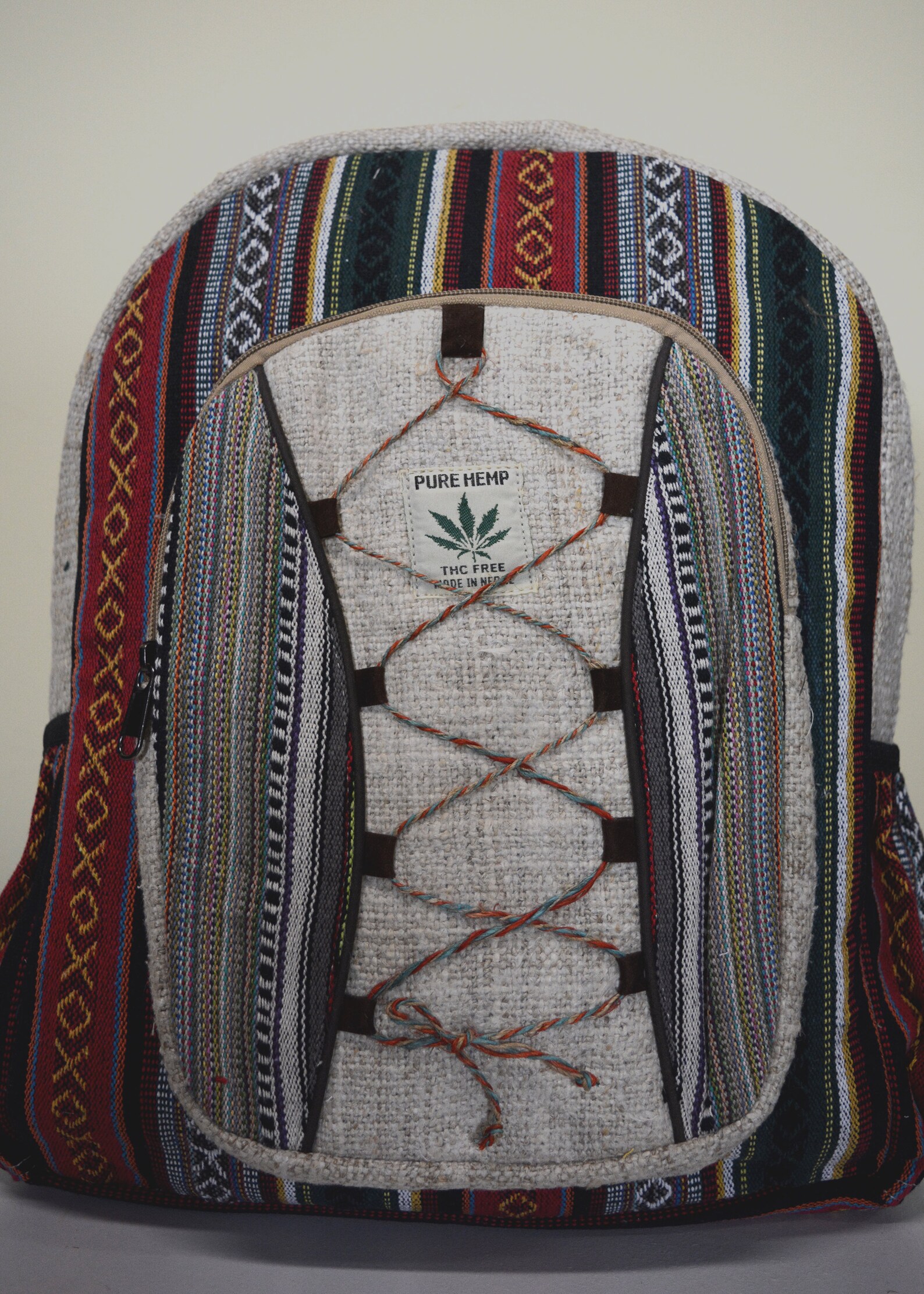 Himalayan 100% Hemp Bag Hemp Backpack - Etsy Hong Kong