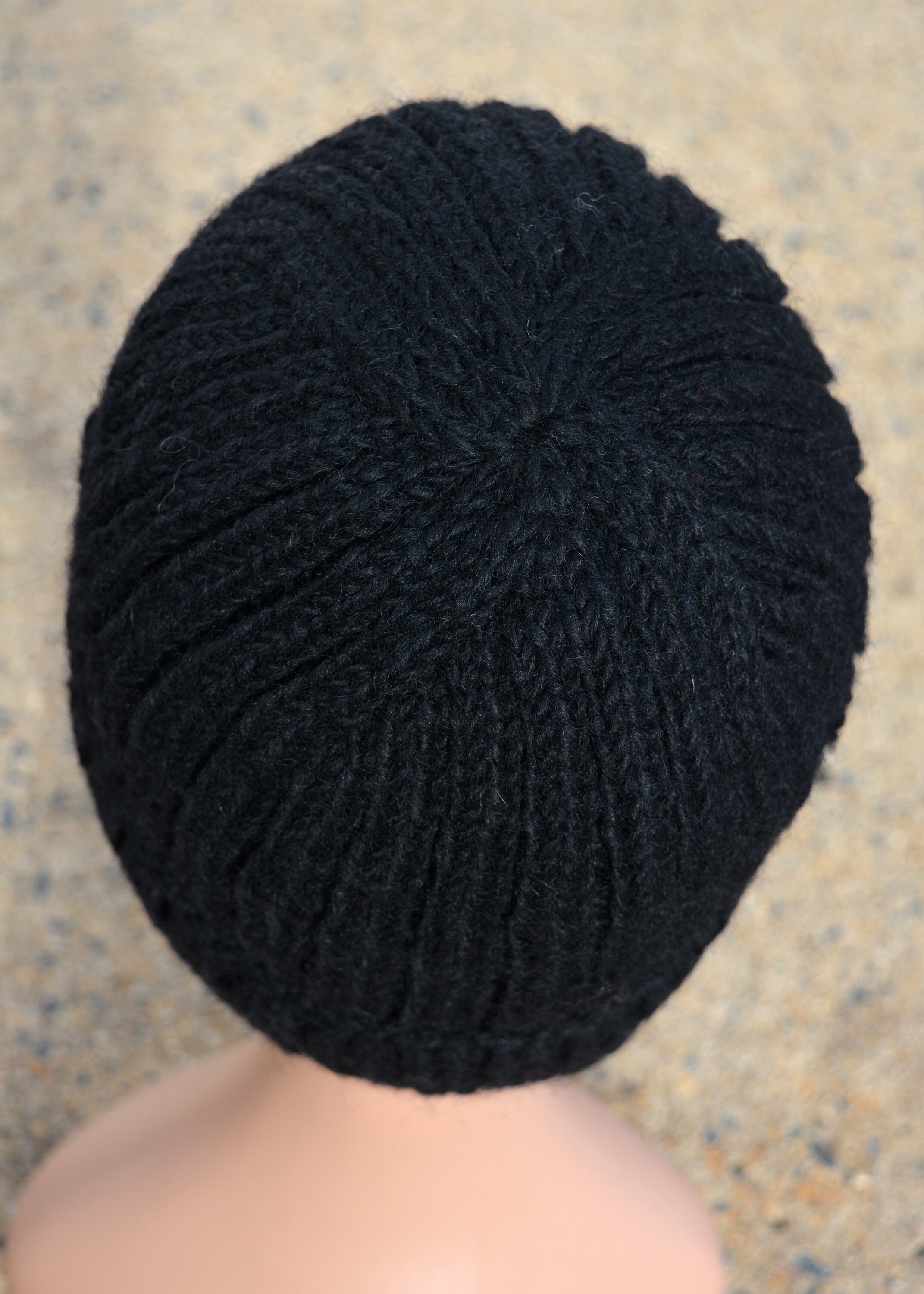 Khumbu Hand Knit Beanie, Hand Knit Hat, Hand Knit Winter Hat With ...