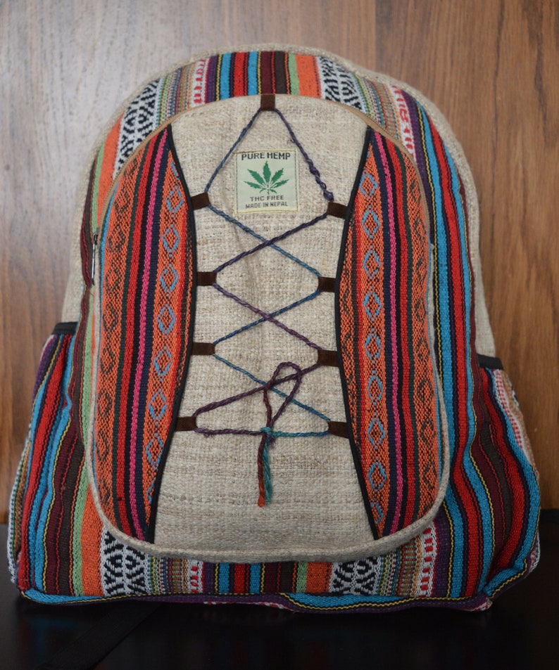 Himalayan 100% Hemp Bag Hemp BackPack | Etsy