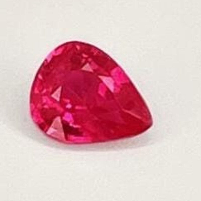 Tear Drop Pink Ruby Ring - Etsy