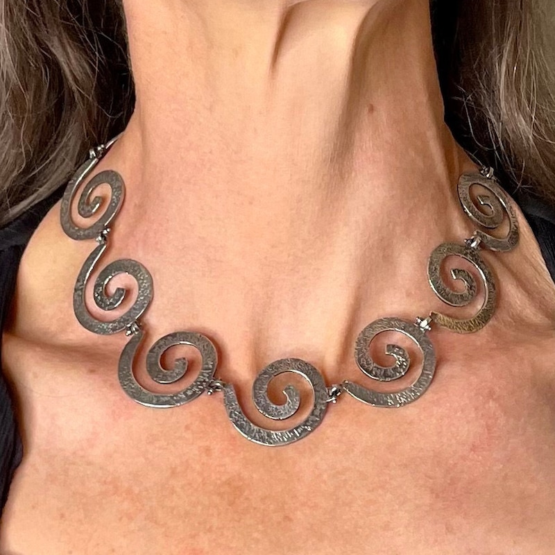 Spiral Necklace - Etsy