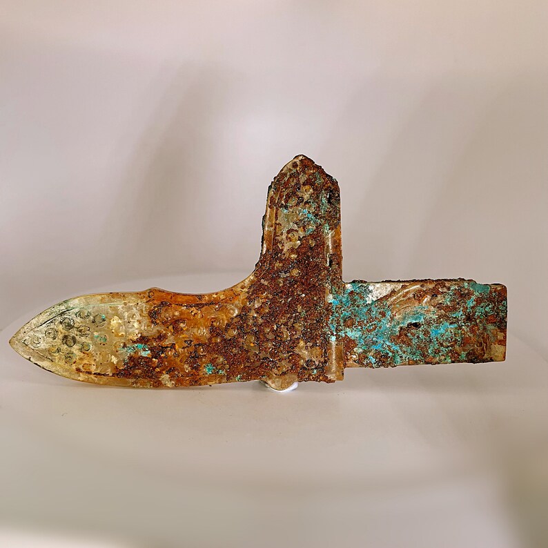 Warring States Archaic Jade Halberd W. Authenticity Report Archaic Jade ...